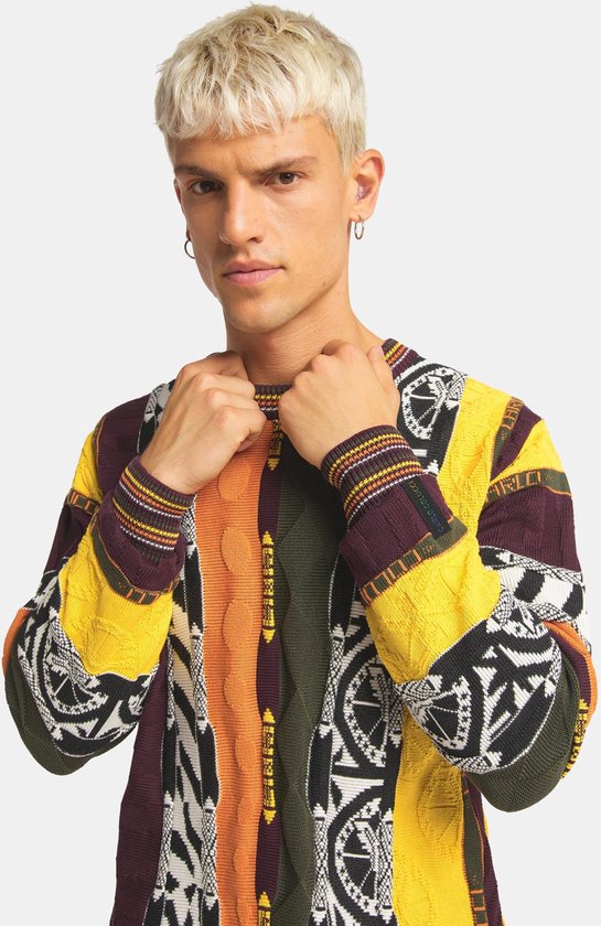 Carlo Colucci Sweater C9925 Bordeaux | bol.com