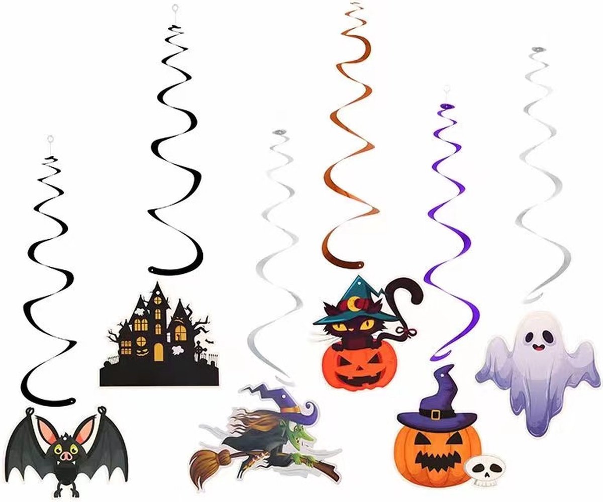 Halloween Slingers Halloween Decoratie Swirls Versiering Plafond ...