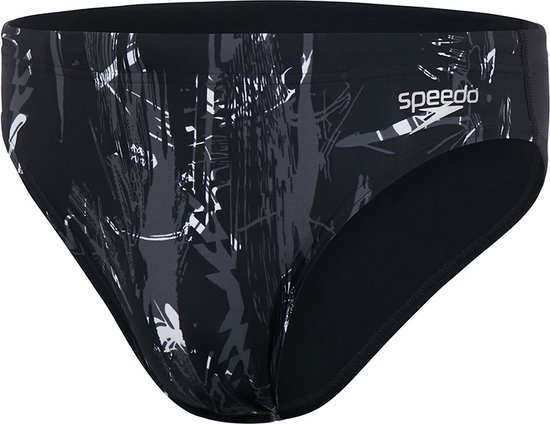 Speedo zwemslip E10 eco medley logo print zwart - M | bol.com