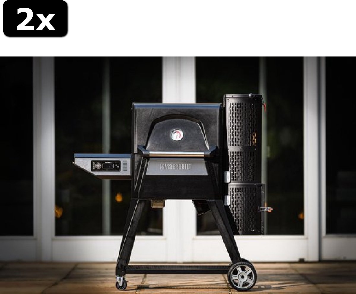 2x Masterbuilt Gravity Fed 560 - Digital Charcoal Grill + Smoker | bol.com