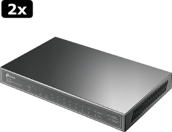 2x TP-Link TL-SG1210P - Netwerk Switch - PoE | bol.com