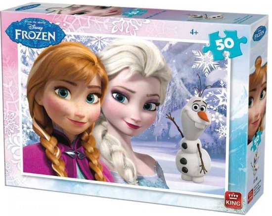 Frozen Puzzel Olaf / Elsa / Anna - Multicolor - 50 stukjes - vanaf 4 ...