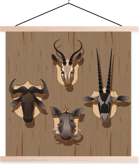 illustration d'une collection d'animaux en peluche affiche scolaire ...