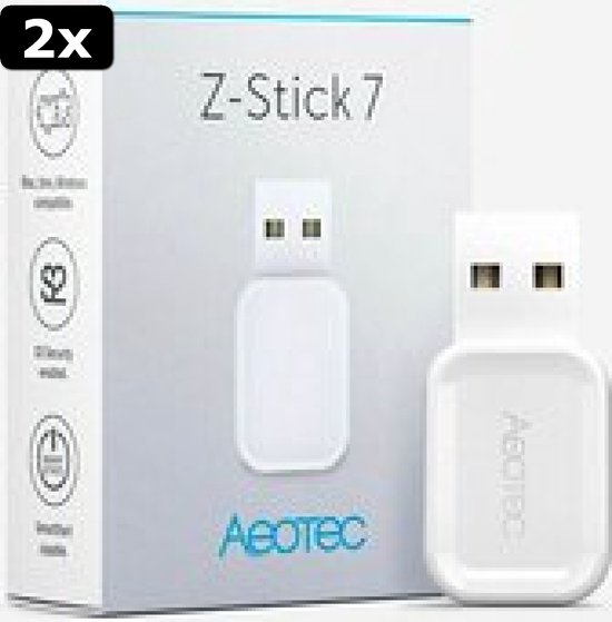 2x Aeotec Z-Wave USB Stick Z-stick 7 | bol.com