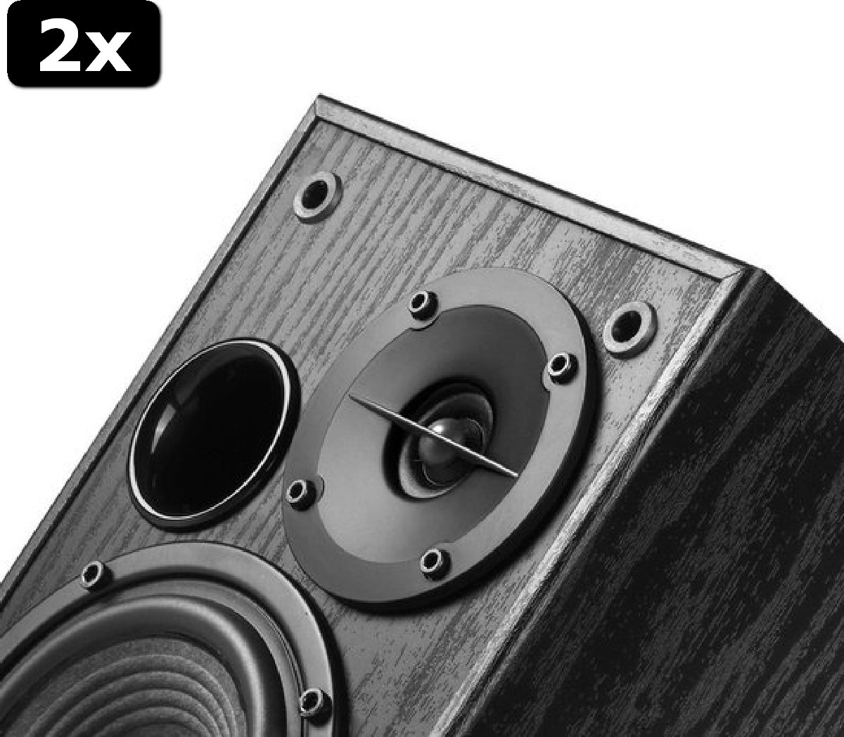 2x Edifier R1100 - 2.0 speakerset / Zwart | bol.com