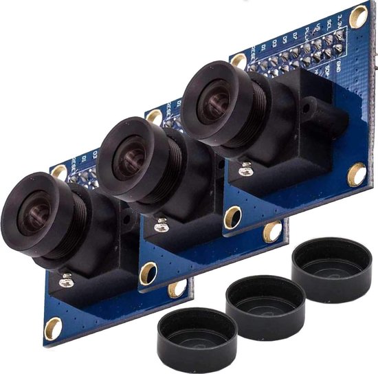 AZDelivery 3 x Camera OV7670 300KP VGA-Camera compatibel met Arduino ...