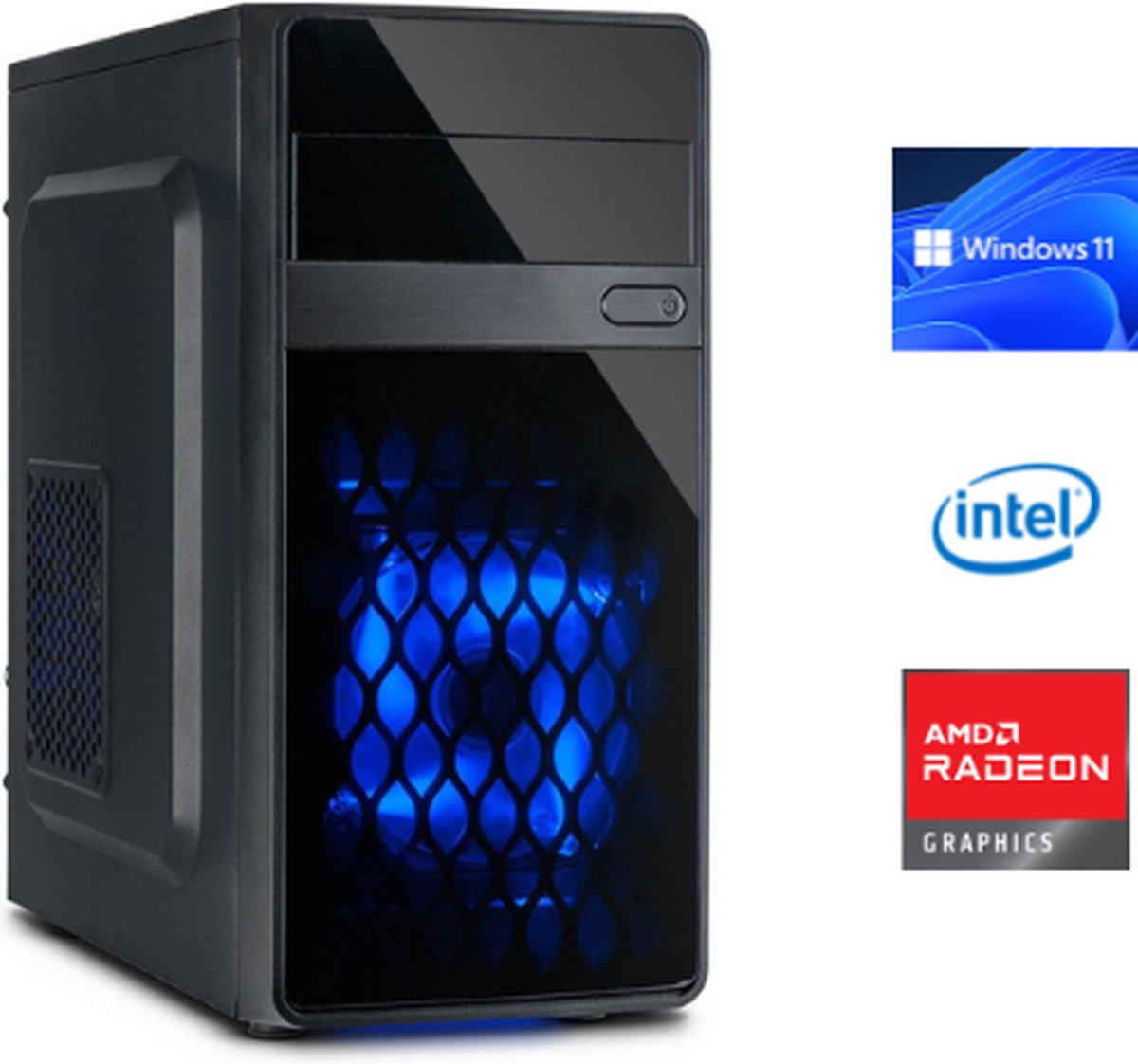 Computerpilot Basis Game PC - i3-12100F - AMD RX 550 - 16GB DDR4 - 1000 ...