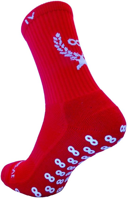 IV-Gripsocks® Rood - Anti-slip sokken - Gripsokken voetbal rood ...