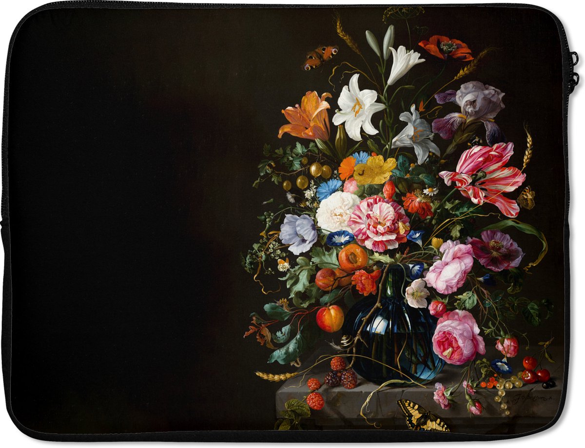 Laptophoes - Schilderij - Bloemen - Vaas - Jan Davidsz de Heem - Laptop ...