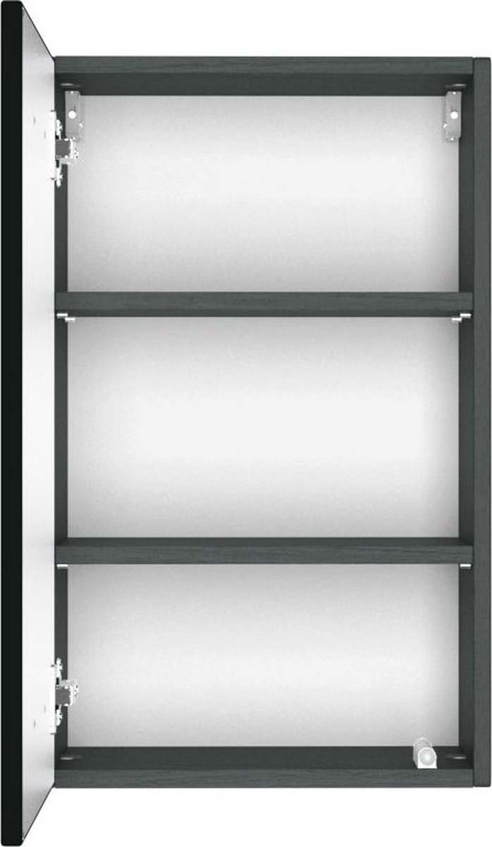 Hangkast Brama/Kornel/Pisca 40cm 1 deur - grafiet/mat grijs | bol.com