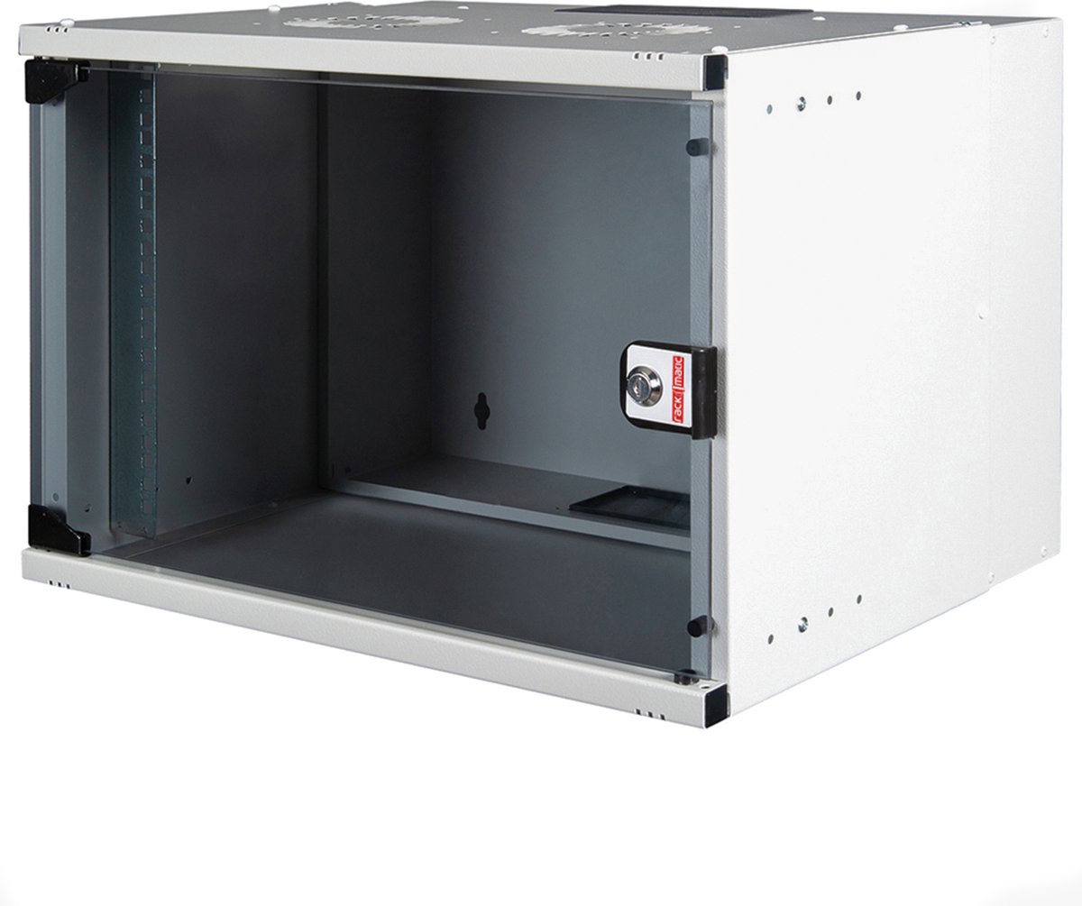 RackMatic - Armoire rack 19" 7U blanc 540x400x400mm montage mural ...