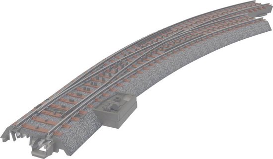 H0 Märklin C-rails (met ballastbed) 24772 Slanke wissel, Rechts 30 ° Met handbediening | bol