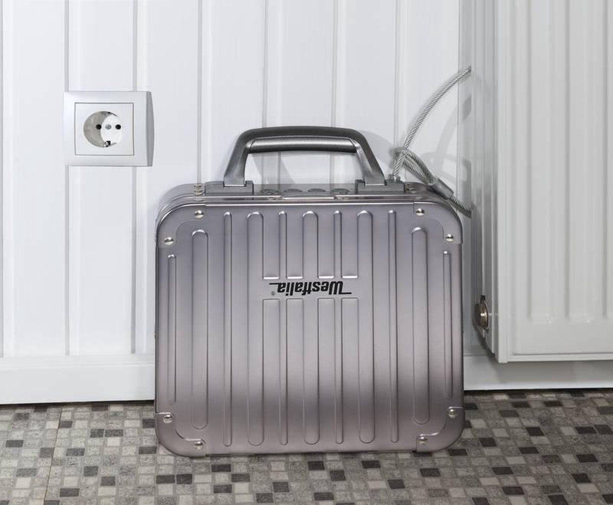 Coffre-fort de sécurité Westfalia en aluminium avec serrure numérique ...