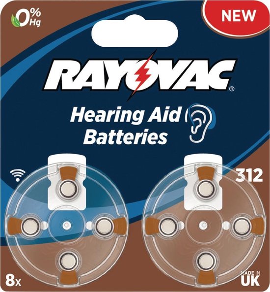 Rayovac 312 extra advanced - 8 stuks | bol.com