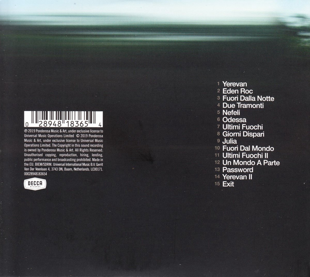 Ludovico Einaudi - Eden Roc (CD), Ludovico Einaudi | CD (album ...