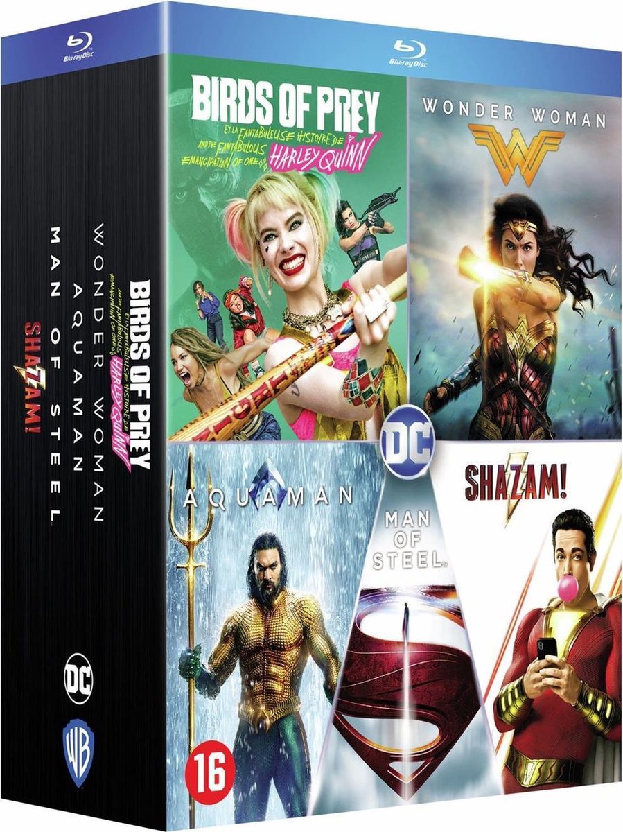 DC Comics Movie Box (5 Films) (Blu-ray) (Blu-ray), Jason Momoa | Dvd's ...
