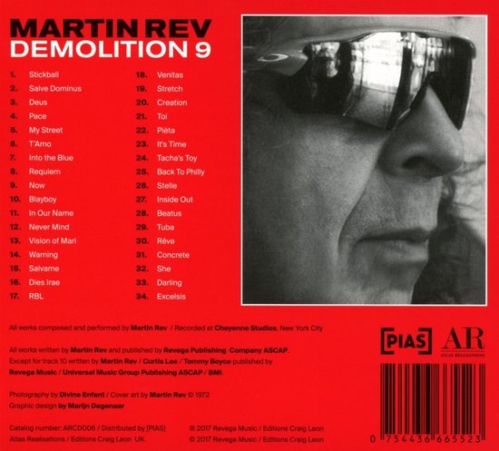 Martin Rev - Demolition 9 (CD), Martin Rev | Muziek | bol