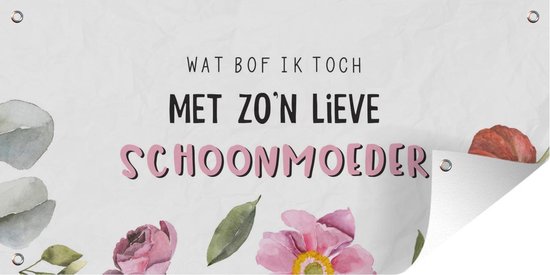 Schuttingposter Moederdag cadeautje - Quotes - Schoonmoeder - Moederdag ...
