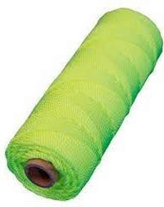 Metselkoord Elastisch Fluorgroen Rol100M | bol
