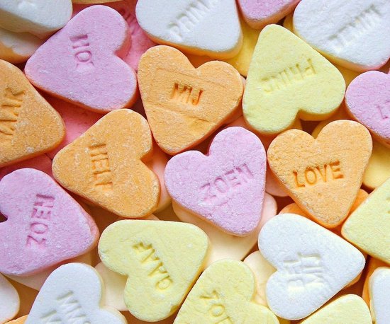 Diamond Painting Hart snoepjes 25x30cm. (Volledige bedekking ...