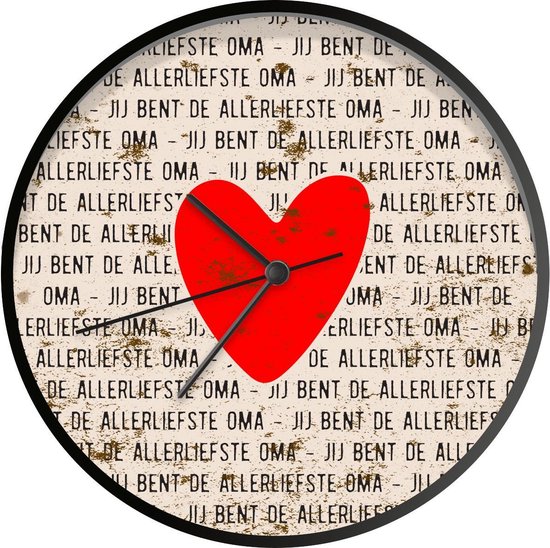Klok Ø 30 Cm Spreuken Quotes Jij Bent De Allerliefste Oma Oma