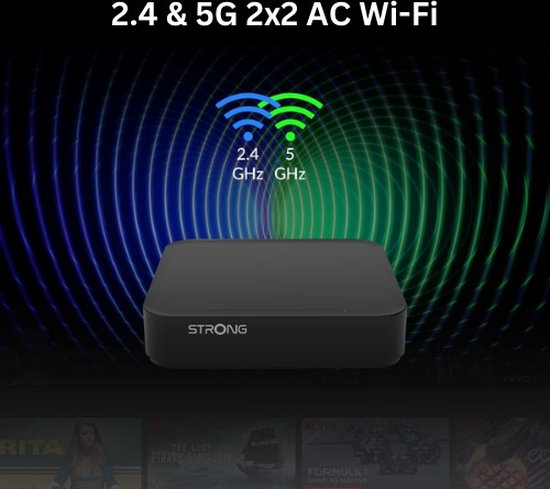 STRONG® Chromecast 4K - Chromecast Voor TV - Chrome Cast - Android TV ...