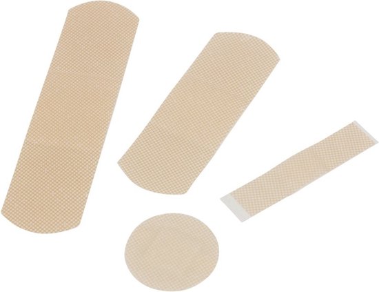 Pleisters waterproof verschillende soorten/maten 100 delig ...