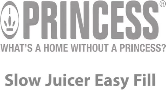 Princess Slowjuicer - Juicer - Extra grote vulopening - Hoge ...