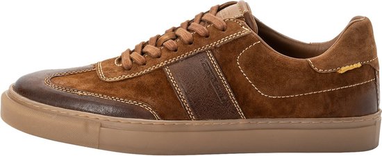 camel active Sneaker van echt leer - Maat menswear-41 - Bruin | bol