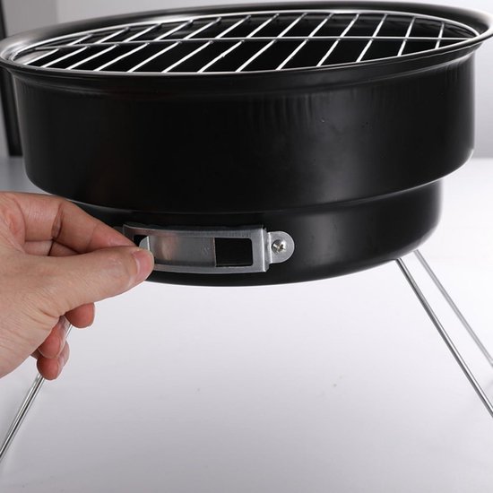 Barbecue Houtskool Grill Roestvrij Staal Draagbare Camping Roker Grill ...