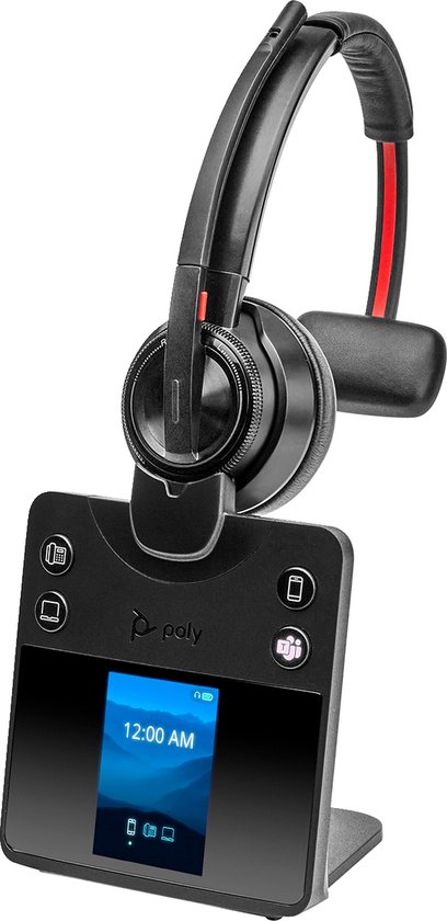 POLY Savi 8410 Office Monaural Microsoft Teams Certified DECT 1880-1900 ...