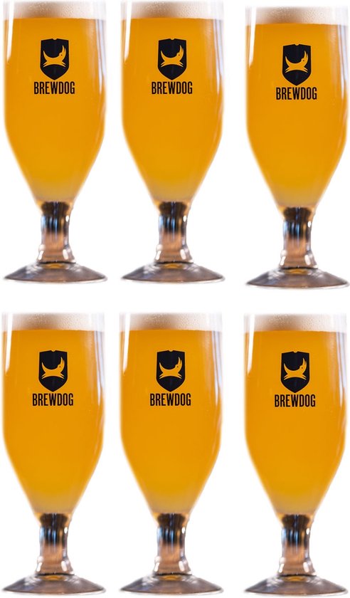 BrewDog Bierglas 30cl - Set van 6 Stuks - Elegante Bierglazen 6-Pack - Perfect voor... | bol