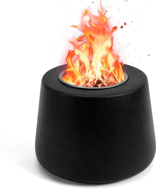 Mini Personal Tabletop Fire Pit - Small Portable Smokeless Fire Bowl ...