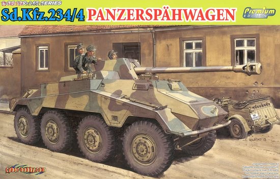1:35 Dragon 6772 Sd.Kfz. 234/4 Panzerspähwagen - Panzerwagen - '39-'45 ...