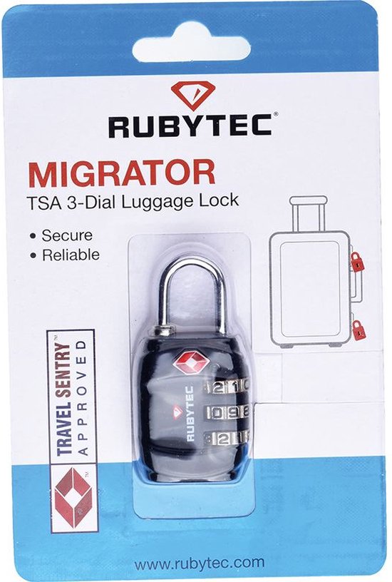 Rubytec Tsa 3 Dial Luggage Lock | bol