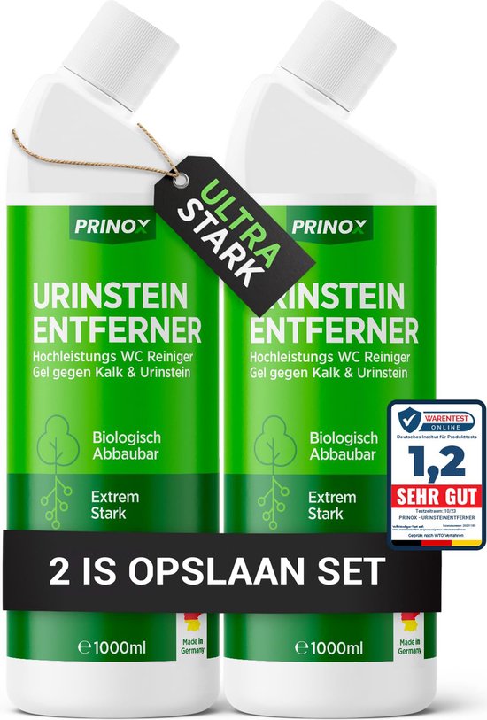PRINOX® 2x Urinesteen verwijderaar 1000ml - Urinesteen ...