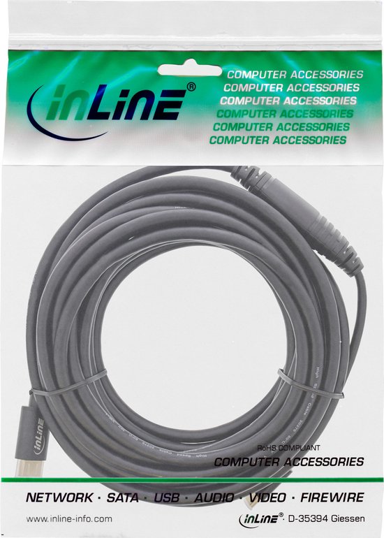 InLine 64117 video kabel adapter 7,5 m USB Type-C HDMI Zwart | bol