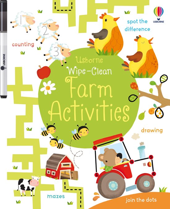 Wipe-clean Activities- Wipe-Clean Farm Activities, Kirsteen Robson ...