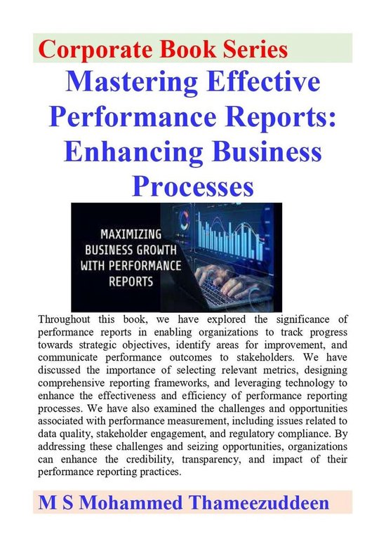 Mastering Effective Performance Reports - Enhancing Business Processes ...