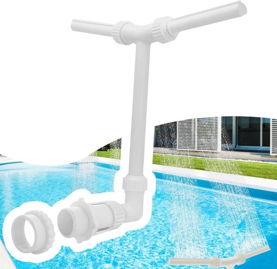 Dubbele sproeier fontein - 360 ° verstelbaar - waterval zwembad ...