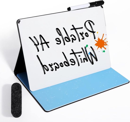 Whiteboard Small A4 No Magnet 31 x 24 cm - Portable Memo Board - Double ...