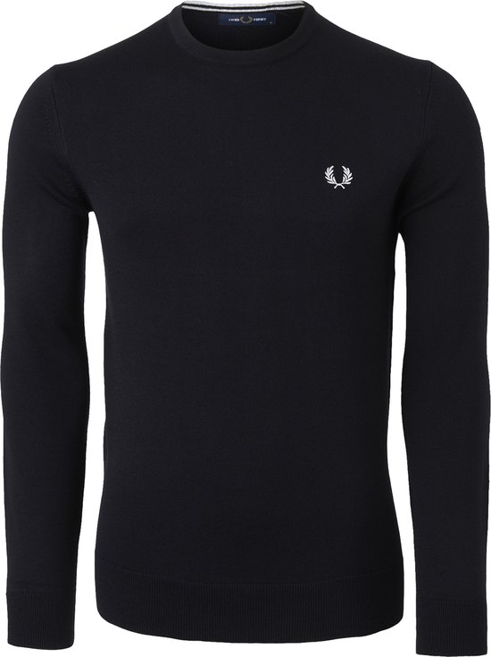 Fred Perry - Pullover K9601 Zwart - L - Regular-fit | bol.com