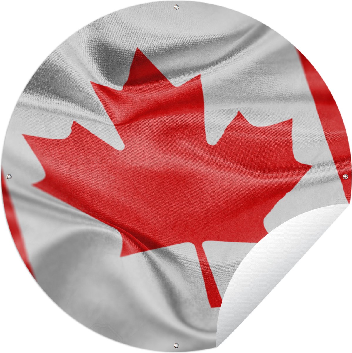 Cercle de jardin Haute résolution du drapeau du Canada - 90x90 cm ...