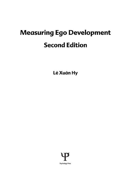 Measuring Ego Development (ebook), Jane Loevinger | 9781317779230 ...