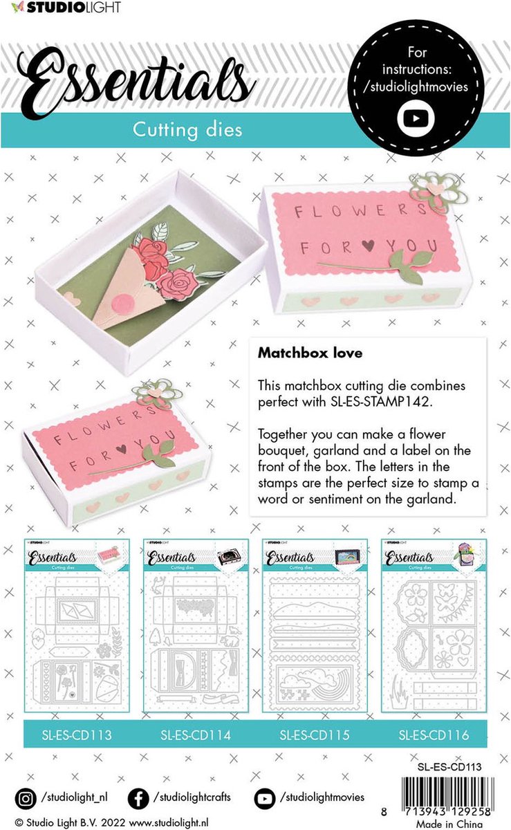 Studio Light Essentials cutting die Matchbox | bol.com