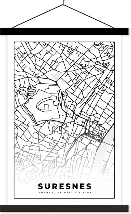 Porte-affiche avec affiche - Affiche scolaire - Carte - Plan de ville ...