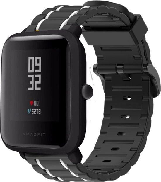 Siliconen Smartwatch bandje - Geschikt voor Xiaomi Amazfit Bip sport gesp band -... | bol.com