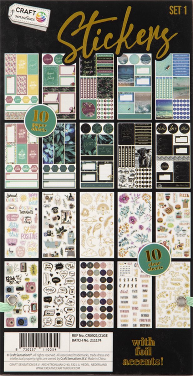 1000+ stickers - 40 stickervellen Voor Kinderen en volwassenen | Papier ...