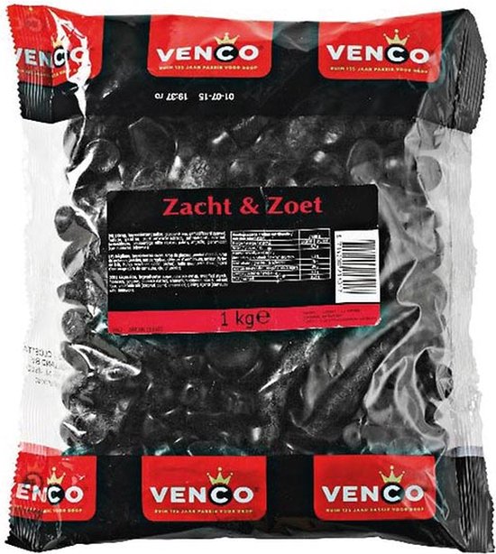 Venco gemengde drop zacht & zoet 6 x 1 kg | bol.com