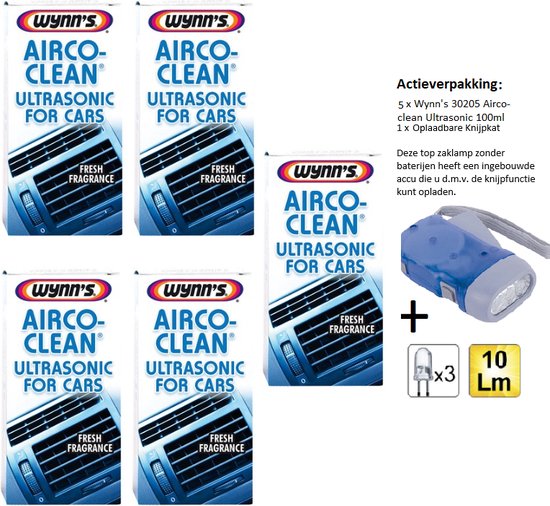 Wynn's 30205 - Airco-clean - Airco reiniger - Ultrasonic - 100ml - 5 ...